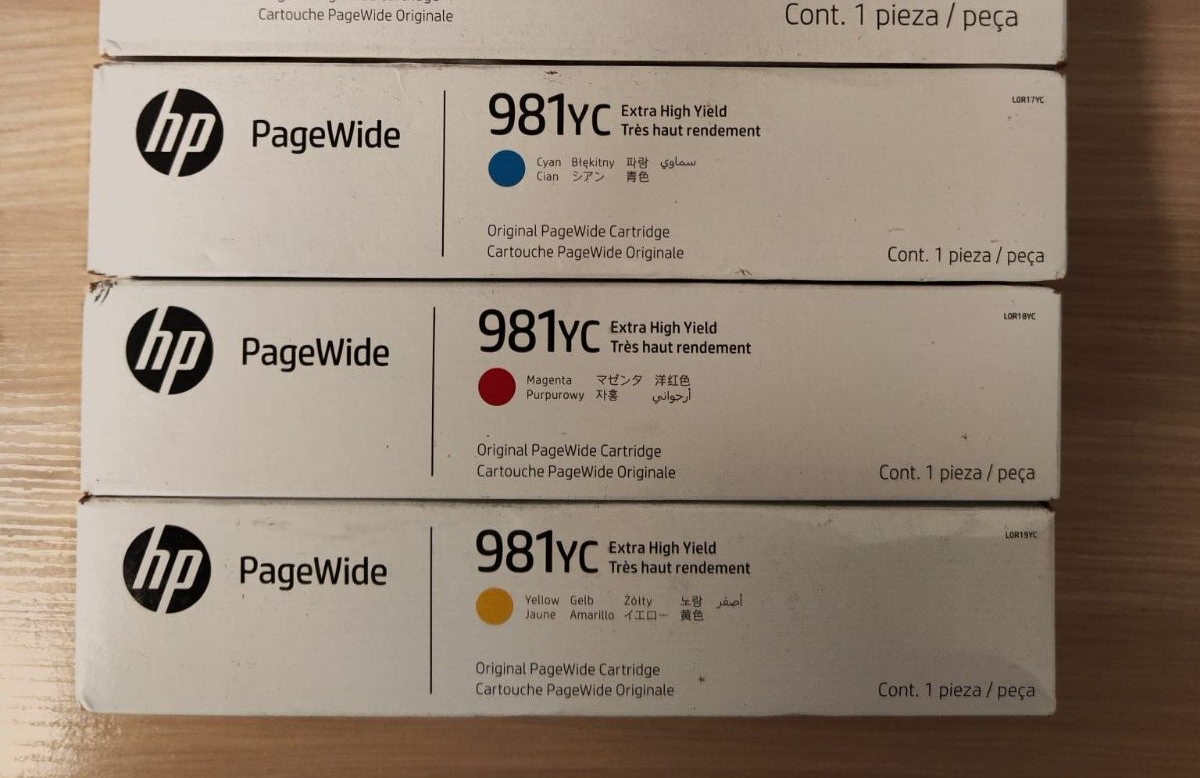 Genuine HP 981YC Ink Cartridges lot - FREE UK DELIVERY! VAT included