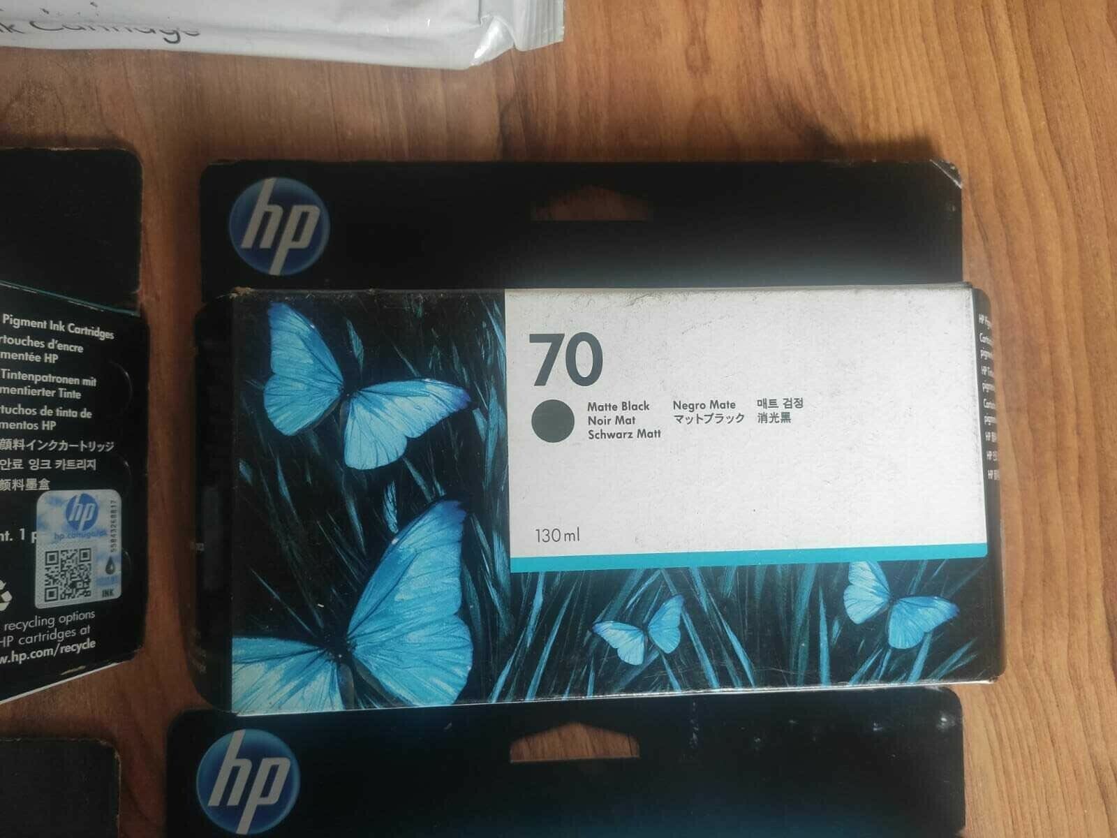 Genuine HP 70 Ink Cartridges (130ml) lot for HP Z2100 Z3100 Z3200 FREE