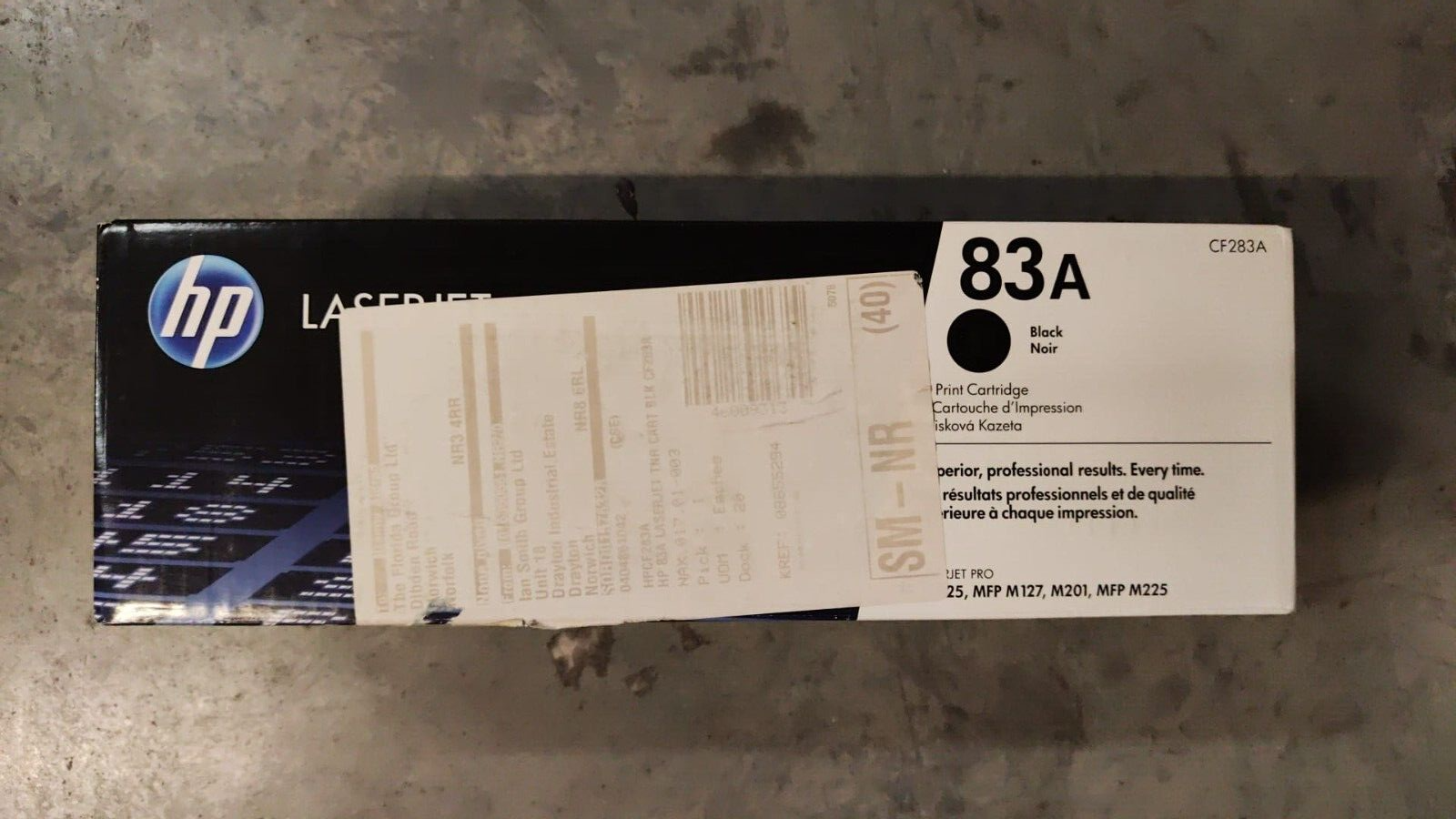 Genuine HP 83A Black Toner Cartridge (CF283A) - FREE UK DELIVERY! VAT